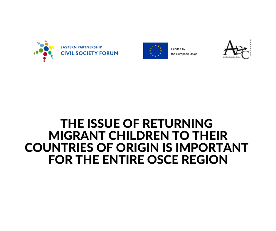 The issue of returning migrant children to their countries of origin is ...